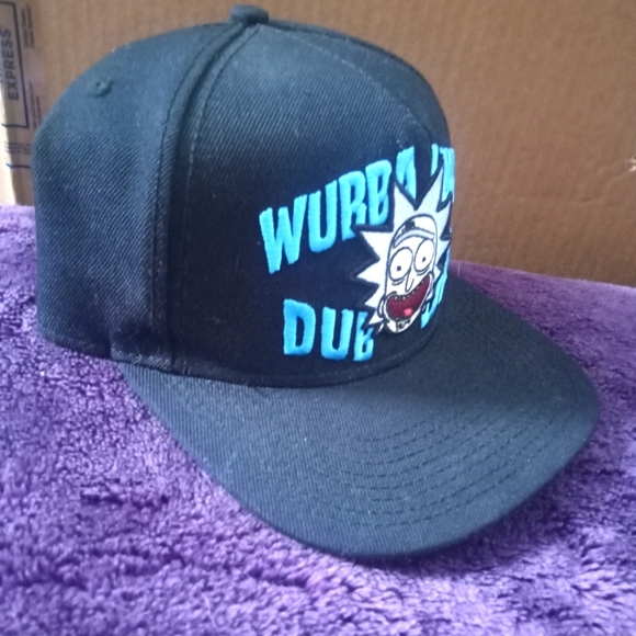 Bioworld | Accessories | Rick Morty Wubba Lubba Dub Dub Snapback Hat ...